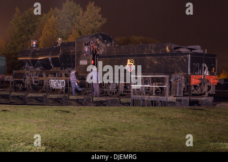 Great Western Railway 43xx Class 2-6-0 Mogul No.5322 is seen on the ...