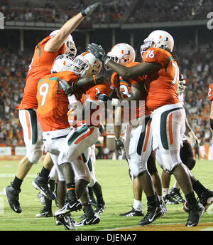 Sep 20, 2007 - Miami, FL, USA - First half action at University of ...