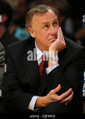 Head coach Rick Adelman of the Houston Rockets leads his team against ...