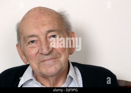 Old Man portrait with copy space Stock Photo - Alamy