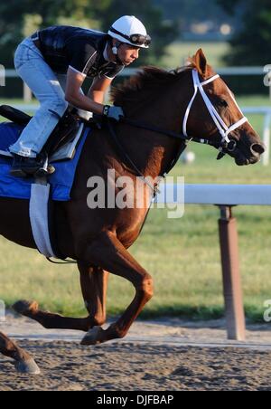 Jun 02, 2010 - Elmont, New York, USA - Jockey RICHARD MIGLIORE with ...