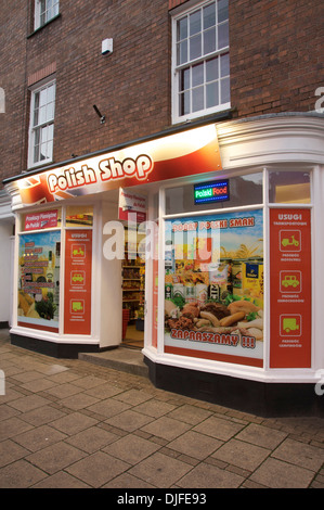 Polski Sklep Polish shop sign Stock Photo - Alamy