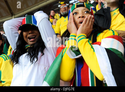 Mexico fans react during the World Cup Group A soccer match between ...