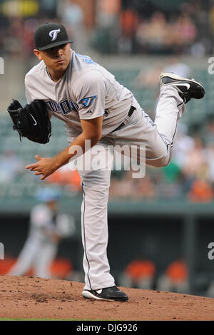 BALTIMORE, MD - JULY 24: Baltimore Orioles relief pitcher Rico Garcia ...