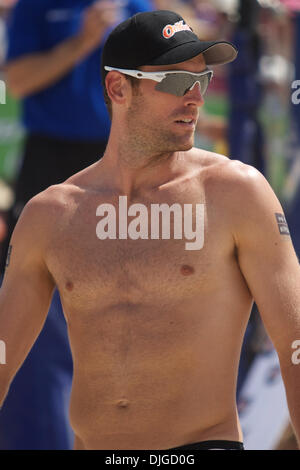 Matt Prosser during the men's final of the AVP Nivea Pro Beach ...