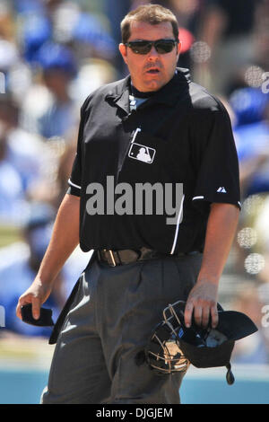 Umpire Doug Eddings during a baseball game between the San Francisco ...