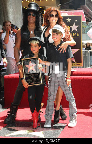 Slash, Perla Hudson and their sons London Emilio and Cash Anthony. One ...