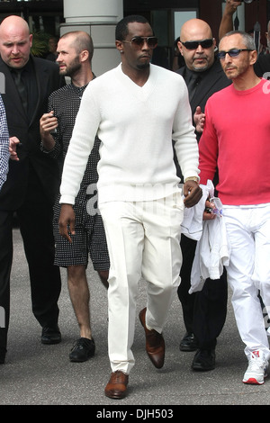 P Diddy Celebrities outside Martinez Hotel during 65th Cannes Film ...