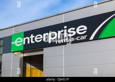 Enterprise rent a car sign logo Stock Photo: 95946230 - Alamy