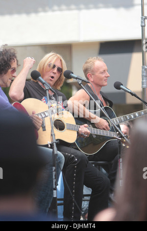 Def Leppard Def Leppard performs at Grove for a taping of entertainment ...