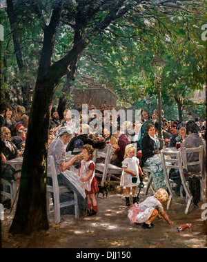 Max Liebermann (1847-1935), The Garden Bench, 1916. Der Gartenbank ...