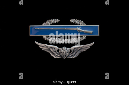 Army Combat Infantry Badge (CIB) over Airborne wings and Air Assault ...
