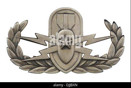 Cutout image of a Master EOD Badge on white Stock Photo: 63097985 - Alamy