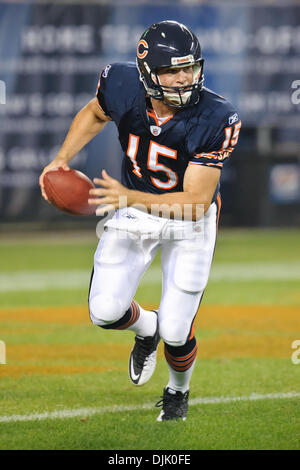 Chicago Bears quarterback Dan LeFevour throws against the San Diego ...