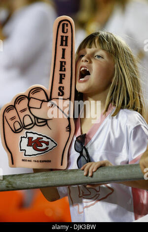 A young Philadelphia Eagles fan cheers their team on during the NFL ...