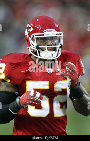 Kansas City Chiefs linebacker David Herron (52) during pre-game warmups ...