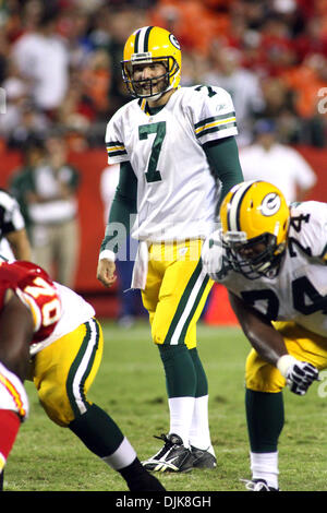 Green Bay Packers' Graham Harrell scrambles during the first half of an ...