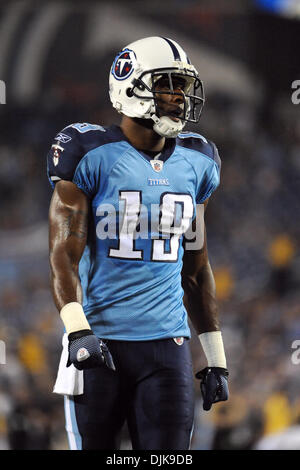 Tennessee Titans wide receiver Dominique Edison (19) is defended by ...