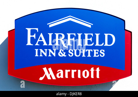 Fairfield Inn & Suites by Marriott logo seen in New York City. (Photo ...