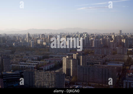 Beautiful view of the skyline of Guomao and CBD and the famous landmark ...