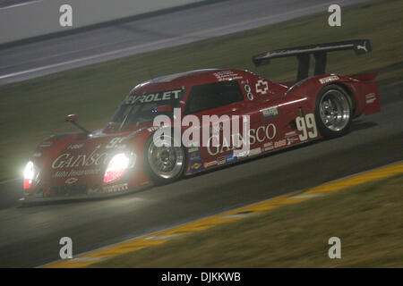 The No. 99 Chevrolet Riley races through the infield section during the ...