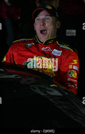 Jamie McMurray celebrates after winning the 2010 Daytona 500 at the ...