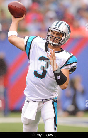 Carolina Panthers' Matt Moore throws a pass during practice at the NFL ...