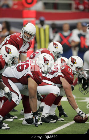 Arizona Cardinals center Lyle Sendlein (63) watches from the sideliens ...