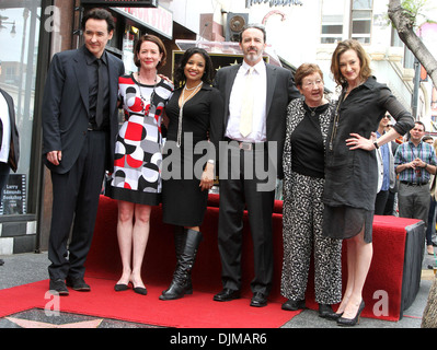 John Cusack with Family and Friends John Cusack honored with a Star on ...