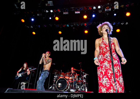 Tricky and Martina Topley Bird perform at the IndigO2 London, UK - 27. ...