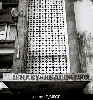 Old library in Fort Kochi Cochin in Kerala in India in South Asia ...