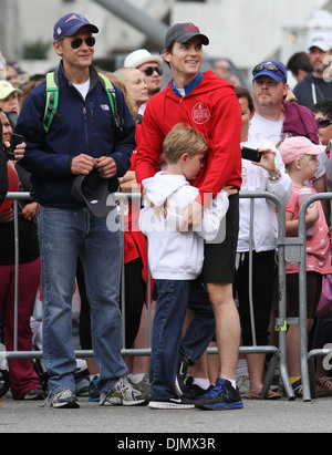 Matt Bomer with his son Kit Bomer and Simon Halls 19th Annual EIF ...