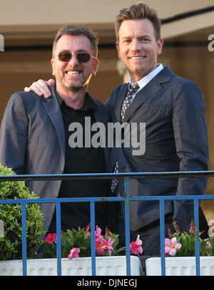 Tim Roth Ewan McGregor Celebrities are seen arriving at Martinez Hotel ...