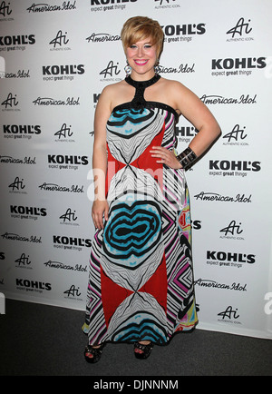 Erika Van Pelt American Idol Season 11 contestants appear at Los ...