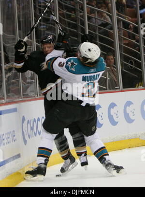 Mar 14, 2010 - Anaheim, California, USA - San Jose Sharks' defenseman ...