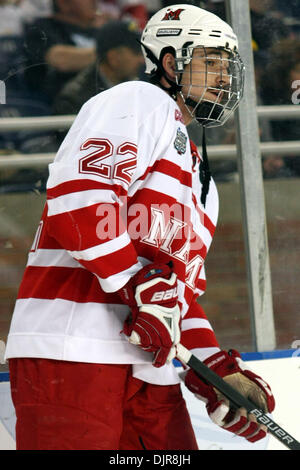 Apr. 08, 2010 - Detroit, Michigan, U.S - 08 April 2010: RIT goalie ...