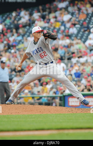 Chicago Cubs pitcher Bob Howry during a baseball game in Arlington ...