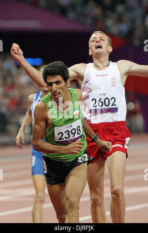 Peyman Nasiri Bazanjani of Iran celebrates winning gold in the mens ...