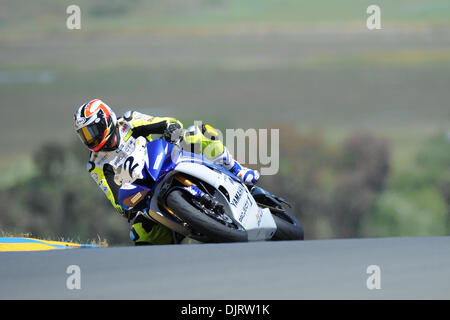 Dane Westby (2) on his Project 1 Atlanta Yamaha YZF-R6 during the Pro ...