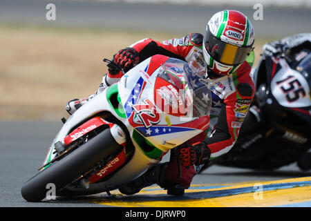 Larry Pegram (72) on his Foremost Insurance Ducati 1098R during the Pro ...