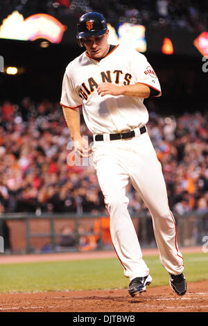 San Francisco Giants John Bowker was struck out by San Diego Padres ...