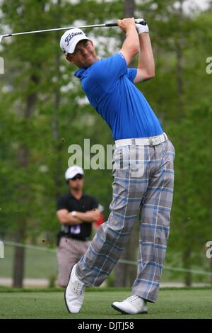 Bryce Molder tees off on the 9th hole. Shell Houston Open at the ...