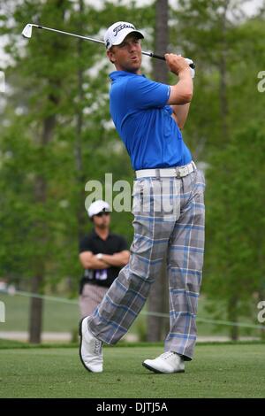 Bryce Molder tees off on the 9th hole. Shell Houston Open at the ...