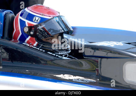 Raphael Matos, driver of the number 2 HP Luczo Dragon car, gets ...