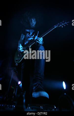 Jeremy DePoyster of The Devil Wears Prada performs during Sonic Temple ...