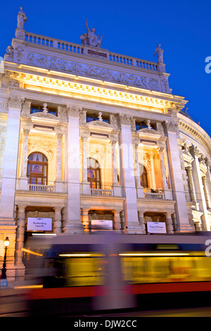 Vienna, Austria. The Burgtheater (Imperial Court Theater) is the Stock ...