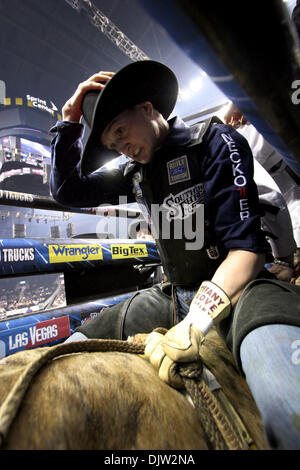 Ryan McConnel prepares to ride ''Big Iron'' during third round action ...