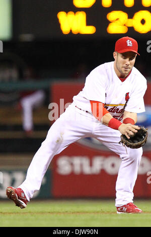 Skip Schumaker (55) of the St. Louis Cardinals signs autographs for ...