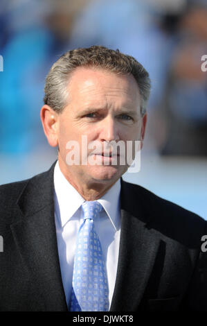 North Carolina athletic director Bubba Cunningham on the sidelines ...