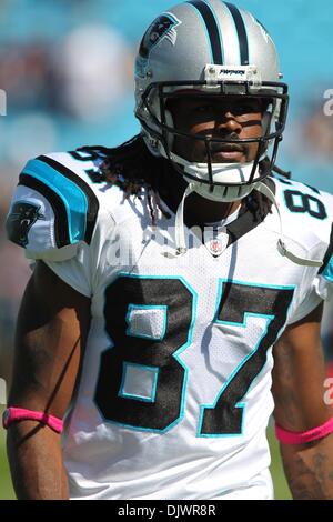 Carolina Panthers wide receiver David Moore (83) lines up during the ...